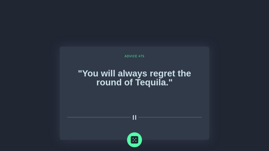 Frontend Mentor Advice Generator App Using React And Tailwind Css