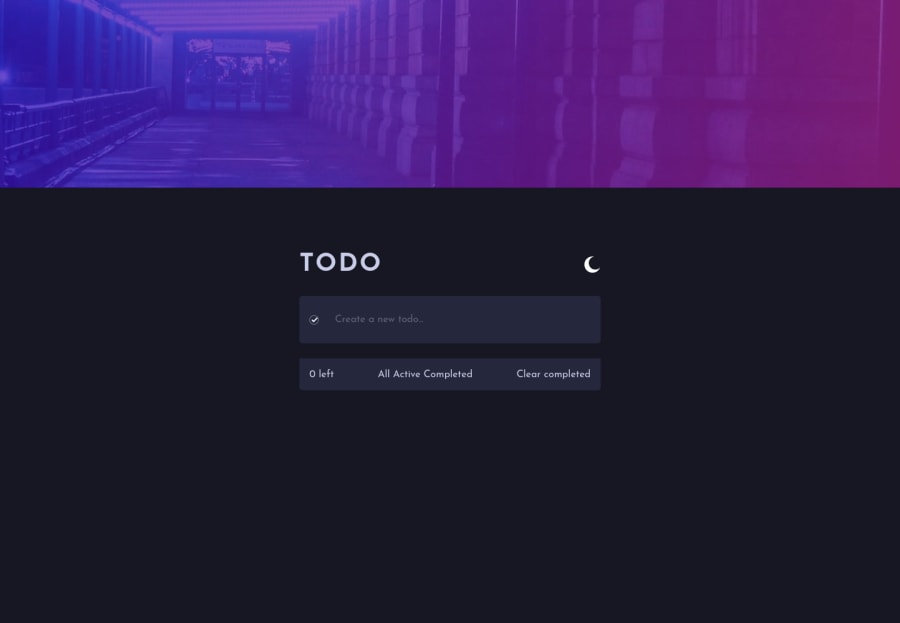 Frontend Mentor Responsive Todo List App Built With Html Css And Javascript Coding Challenge