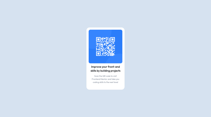 Frontend Mentor Qr Code Scanner Coding Challenge Solution