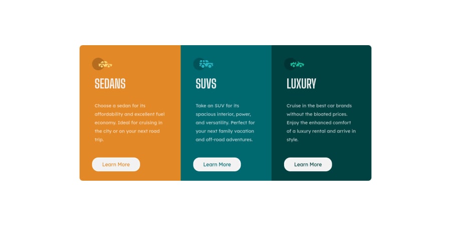 Frontend Mentor 3 Column Preview Card Using Html And Css Flex Coding Challenge Solution