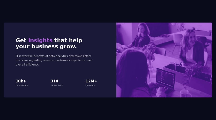 Frontend Mentor | TailwindCSS coding challenge solution Frontend Mentor | TailwindCSS coding challenge solution