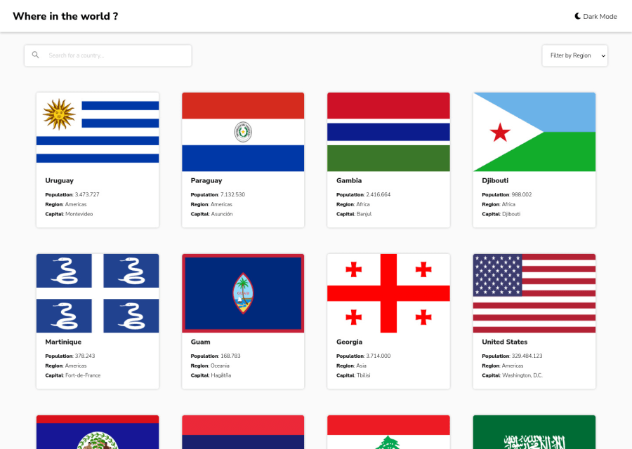 Frontend Mentor Countries Api Axios And Reactjs Coding Challenge Solution