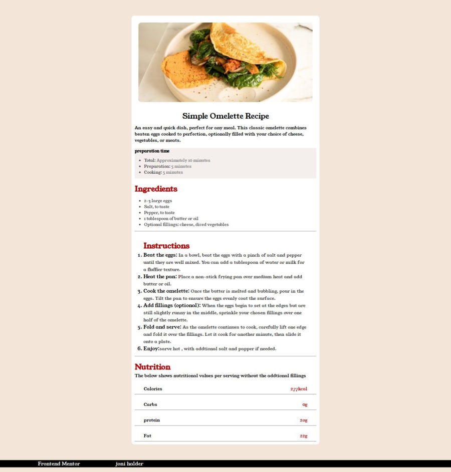 Frontend Mentor Using Media Query And Flexbox Coding Challenge Solution