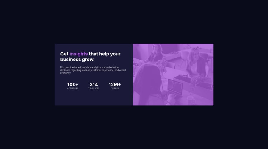 Frontend Mentor Stats Preview Card Component Main Using Html And Css Coding Challenge Solution