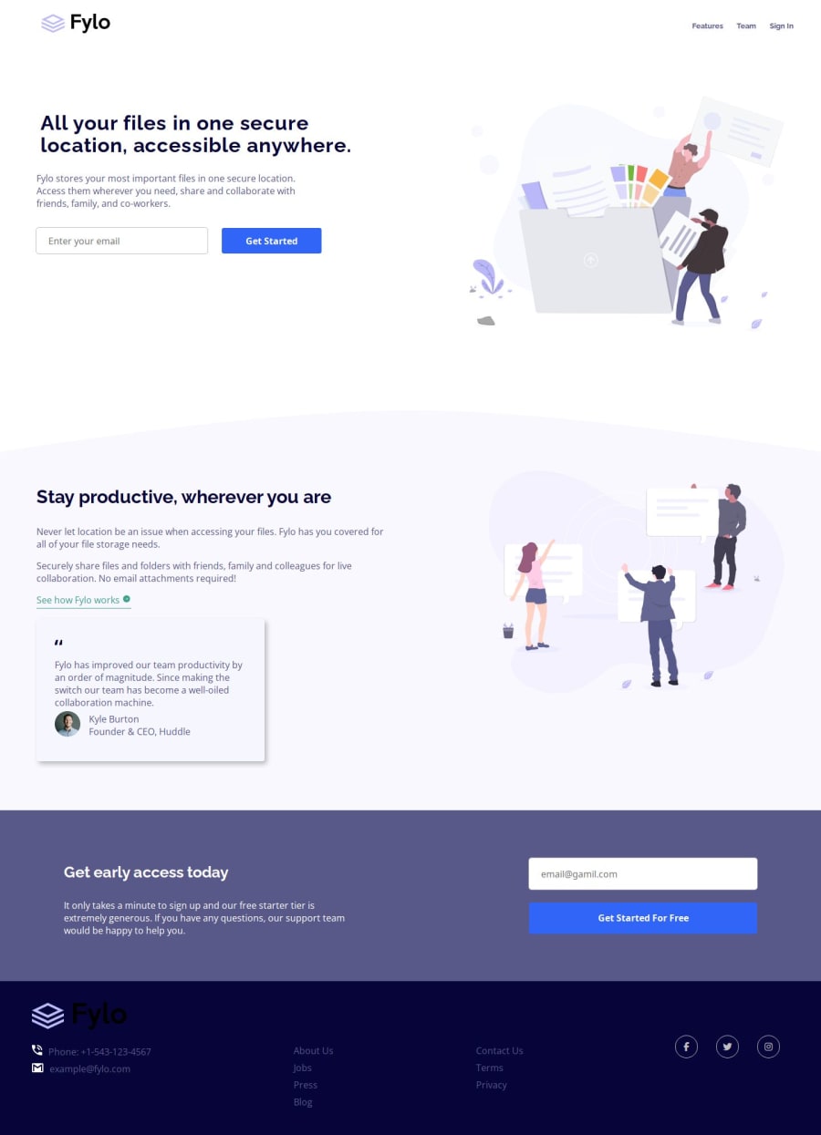 Frontend Mentor Responsivo Com Flexbox E Uso De Scss Coding Challenge Solution