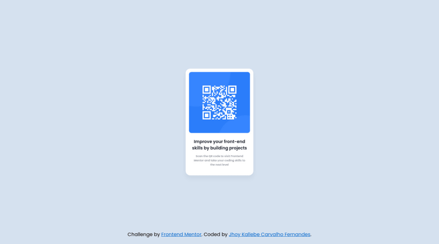 Frontend Mentor | qr code front coding challenge solution