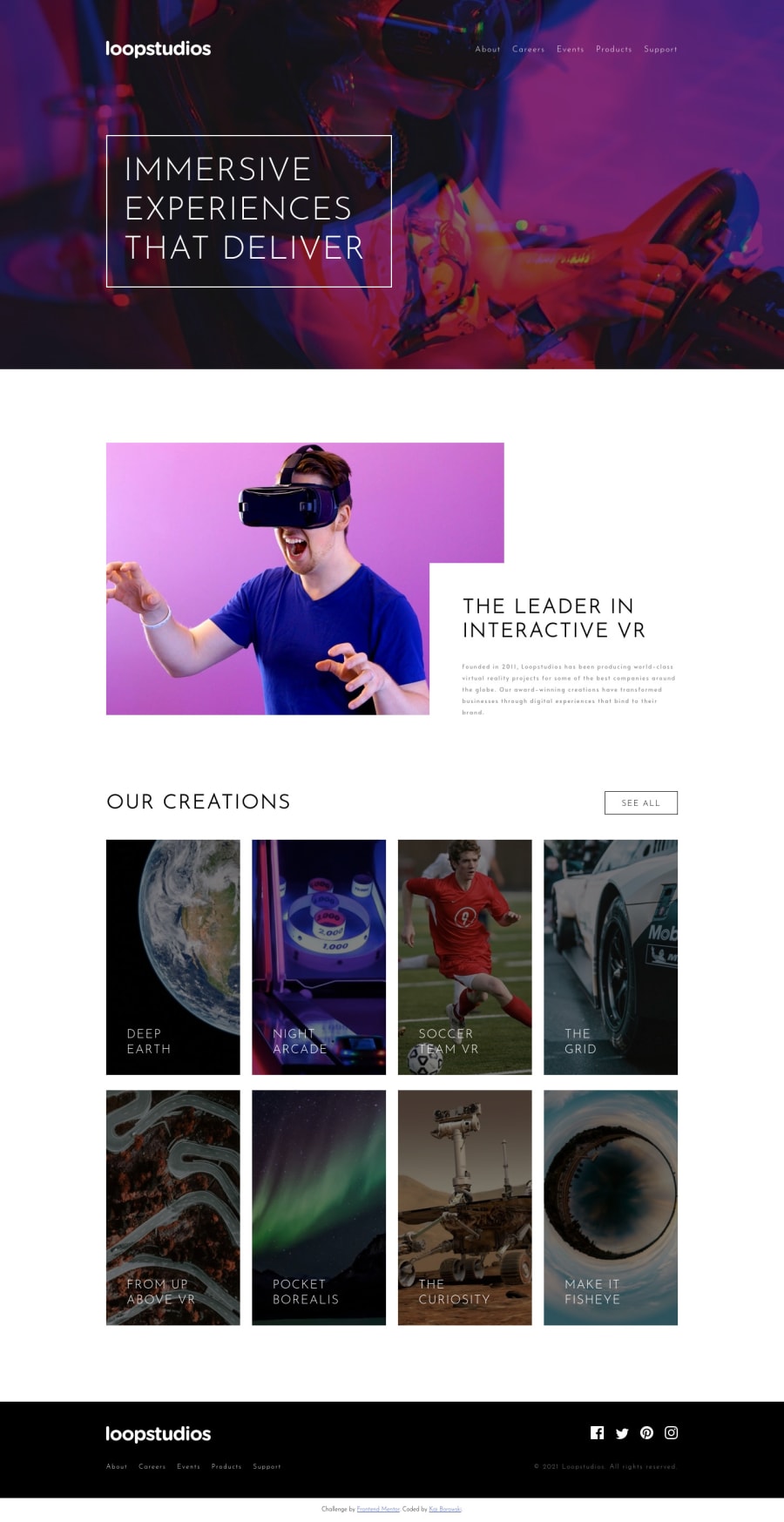 Frontend Mentor Landing Page Using Html Scss And Vanilla Js Coding Challenge Solution