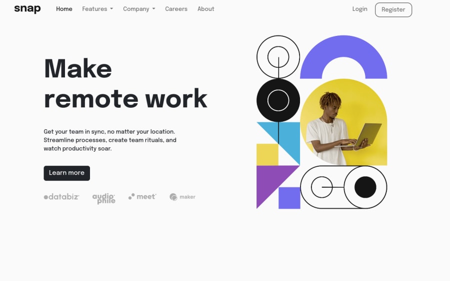 Frontend Mentor Intro Section Using Bootstrap Coding Challenge Solution