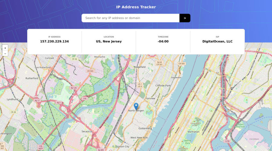 Frontend Mentor Ip Address Tracker Using React Coding Challenge Solution