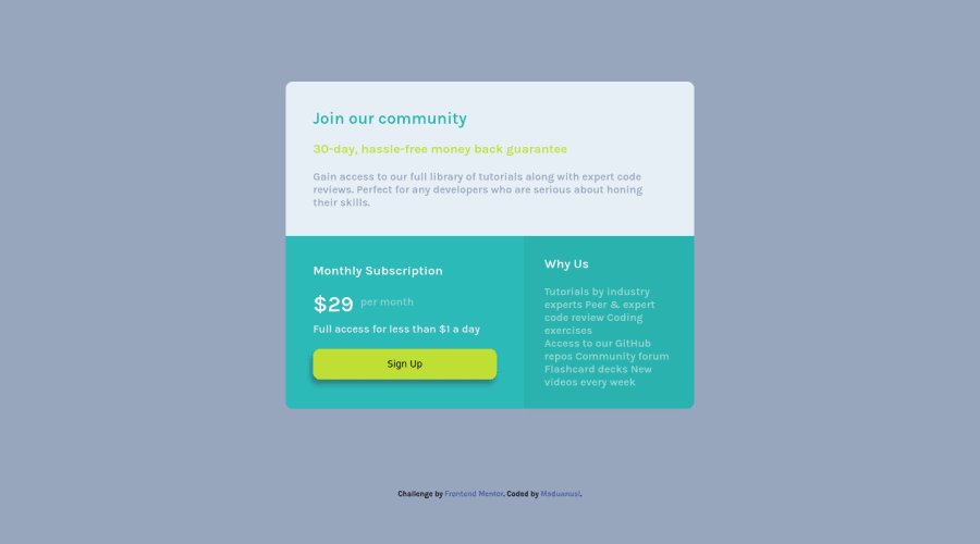 Frontend Mentor Html And Cssflexbox And Grid Coding Challenge Solution
