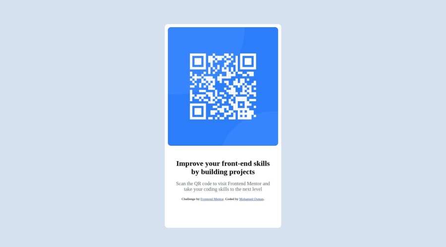 Frontend Mentor Frontend Mentor Qr Code Component Coding Challenge