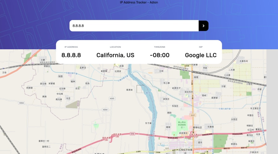Frontend Mentor Ip Address Tracker Using Nextjs Tailwind And Leaflet