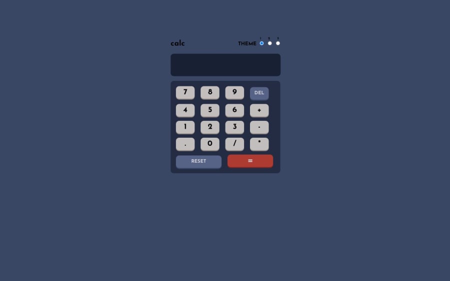 Frontend Mentor Calculator App Main Coding Challenge Solution