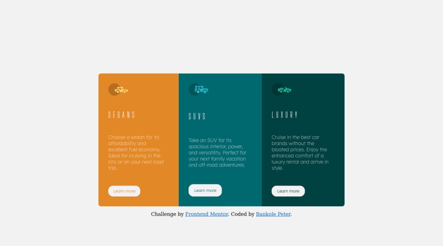 Frontend Mentor 3 Column Preview Card Using Htmlcssflexbox And Css Grid Coding Challenge