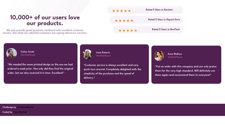 Frontend Mentor Social Proof Project Using Html Css And Flexbox Coding Challenge Solution