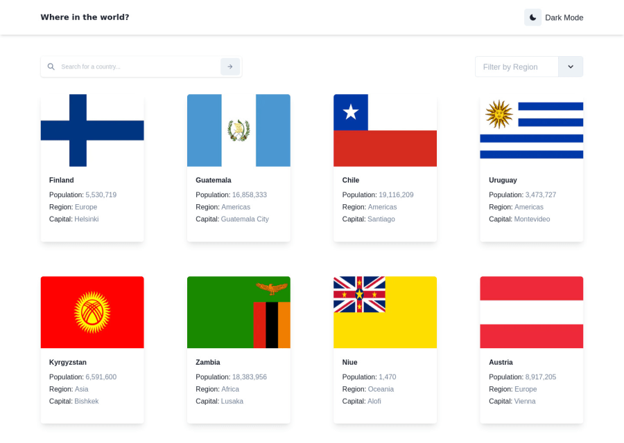 Frontend Mentor Rest Countries Api Reactjs Nextjs And Chakra Ui Coding Challenge Solution