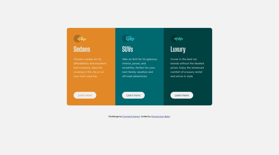 Frontend Mentor 3 Column Preview Page Using Html And Css Coding Challenge Solution