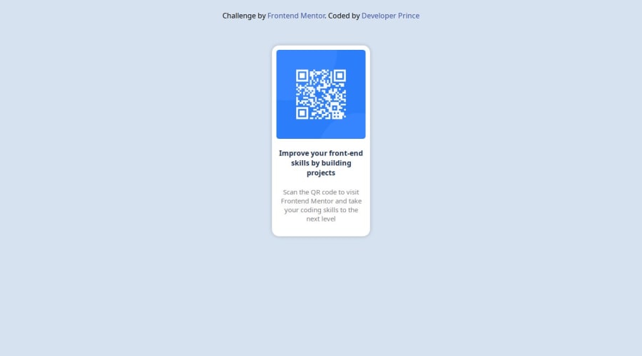 Frontend Mentor Responsive Qr Code Html Css Design Coding Challenge Solution