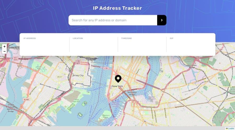 Frontend Mentor Ip Address Tracker Using Reactjs Tailwindcss Ipify