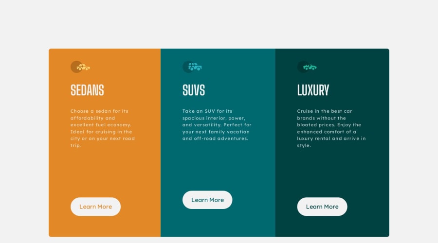 Frontend Mentor Responsive 3 Columns Preview Using Flexbox Coding
