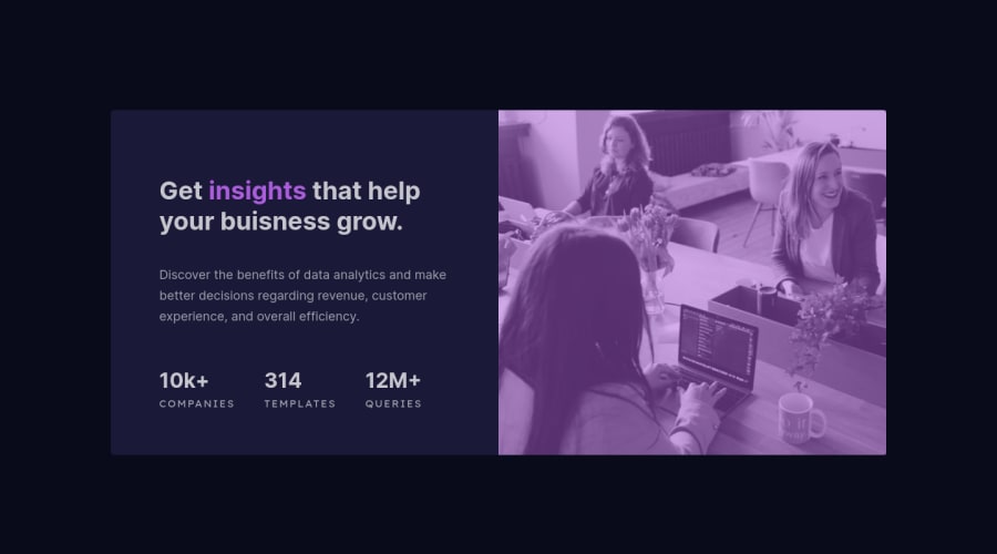 Frontend Mentor Insights Coding Challenge Solution