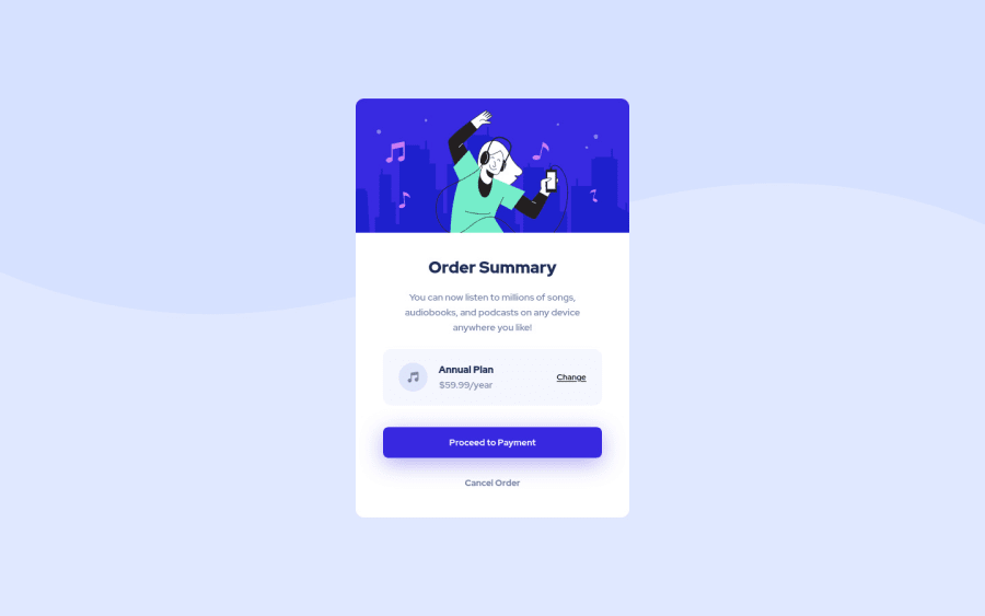 Frontend Mentor Order Summary Card Using Html And Css Coding Challenge Solution