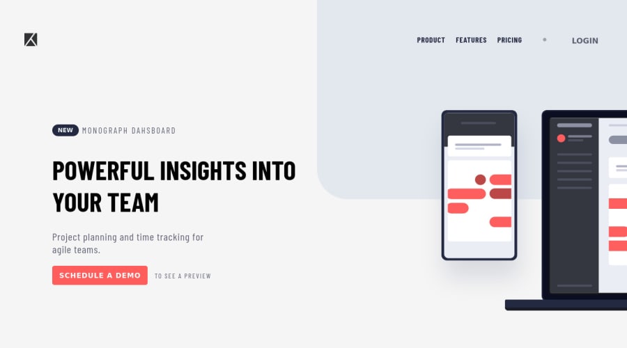 Frontend Mentor Project Tracking Intro Component Using Html Css And Js Coding Challenge Solution