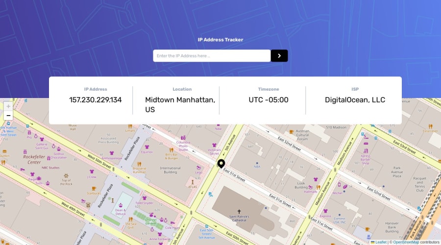 Frontend Mentor Ip Address Tracker React And Tailwind Css Coding