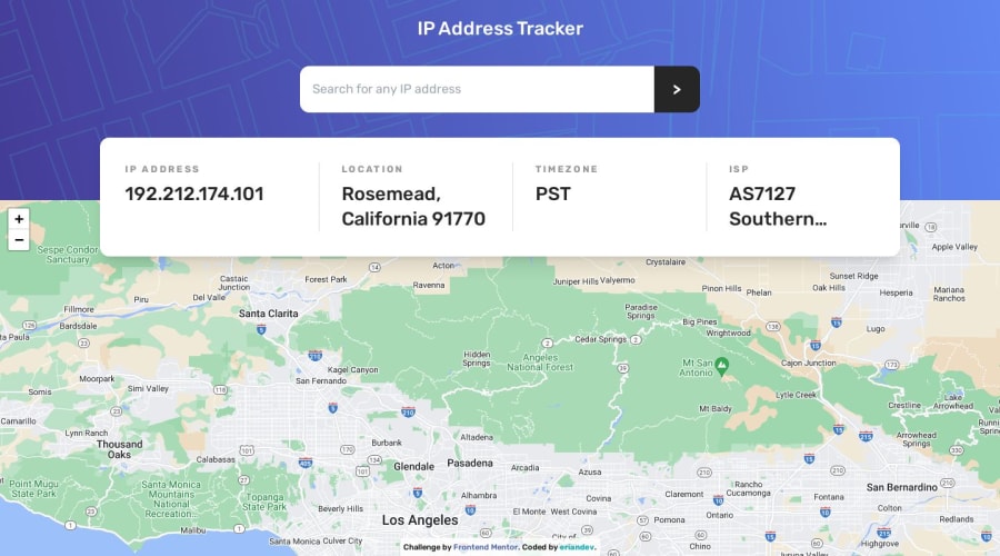 Frontend Mentor Ip Address Tracker With Astro And Tailwindcss Coding Challenge Solution