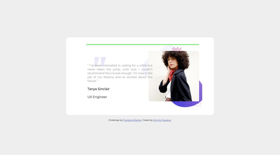Frontend Mentor Testimonial Boxes Switcher Html Css Js Coding Challenge Solution