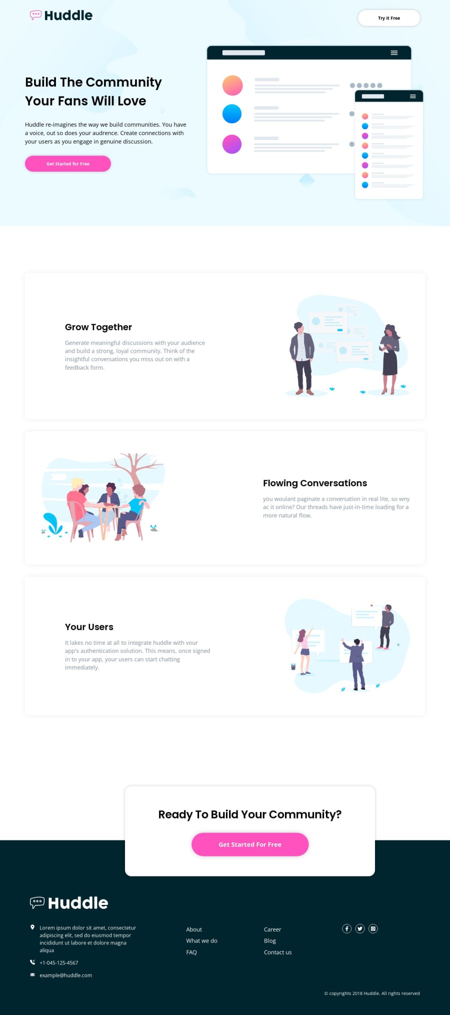 Frontend Mentor Responsive Landing Page With Reactjs Scss Flexbox Coding Challenge Solution