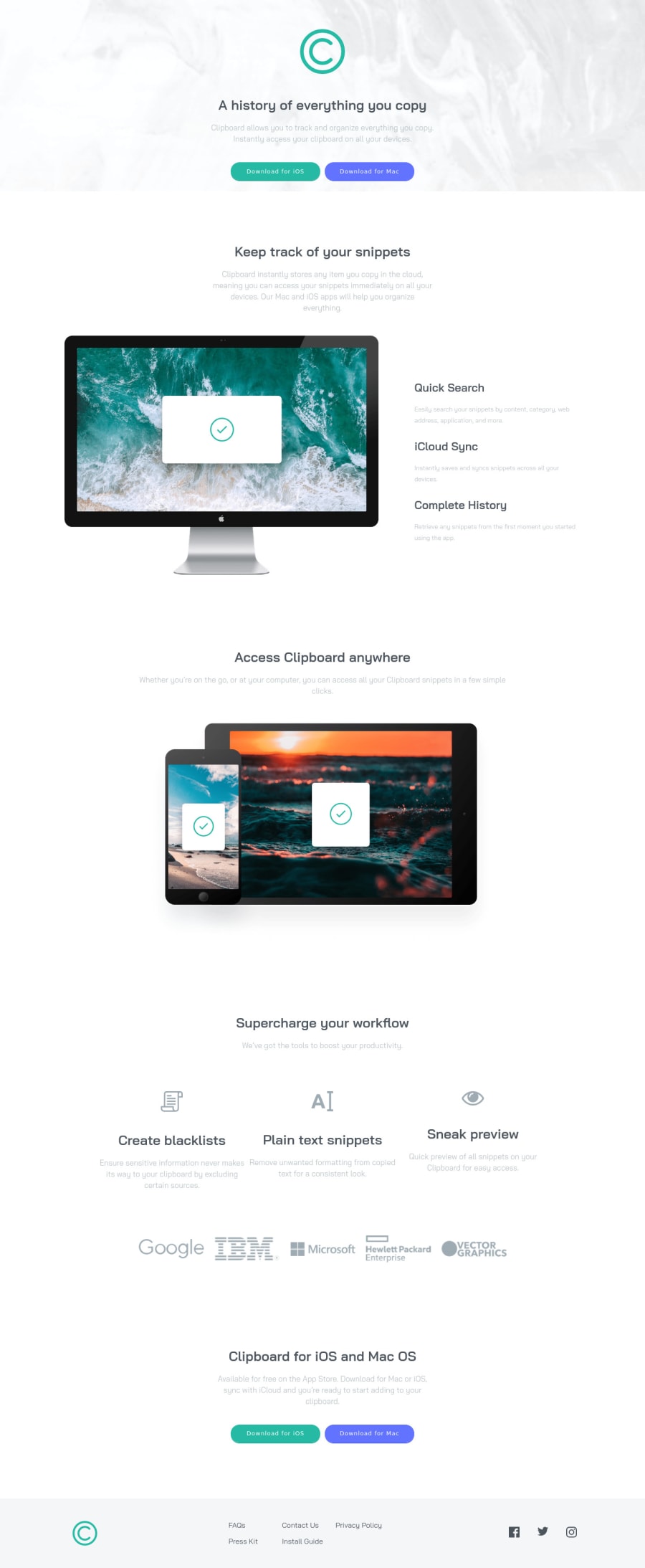 Frontend Mentor Clipboard Landing Page Only Html Css With Sass Coding Challenge Solution