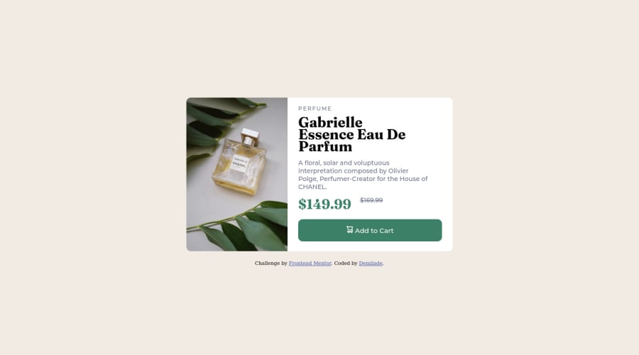 Frontend Mentor Mobile First Product Component Using Flexbox Coding