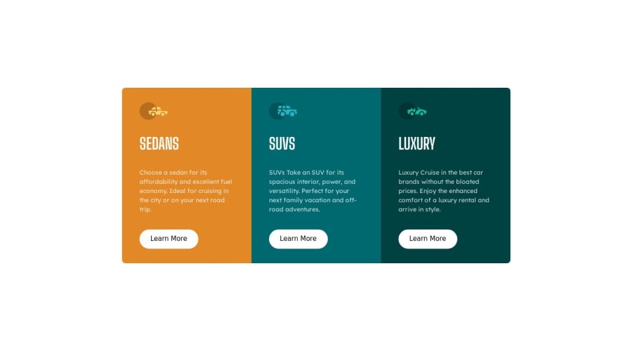 Frontend Mentor Responsive Cards React Tailwind Coding Challenge