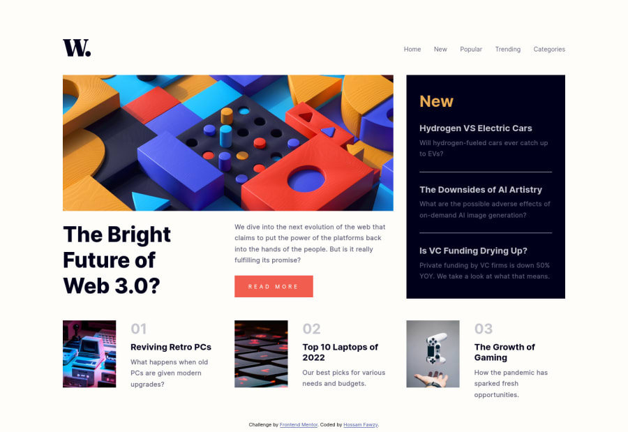 Frontend Mentor Responsive Design Using Grid And Flexbox And Some Hover Effect Coding
