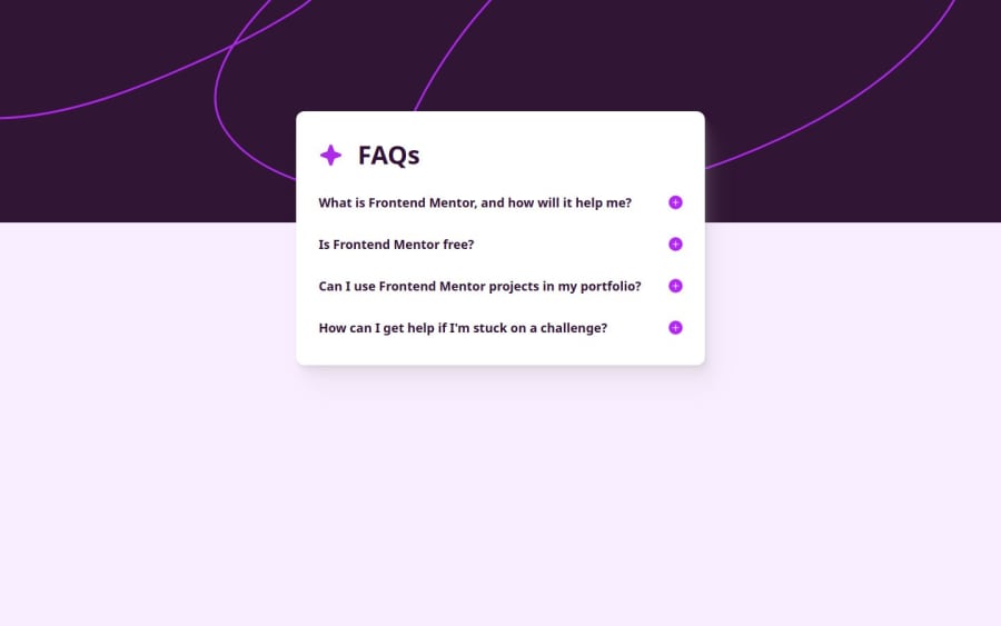 Frontend Mentor | Vue FAQ Accordion coding challenge solution Frontend Mentor | Vue FAQ Accordion coding challenge solution