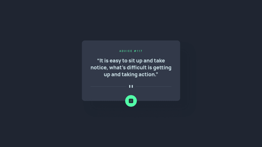 Frontend Mentor Advice Generator App With Vue 3 Typescript And Axios
