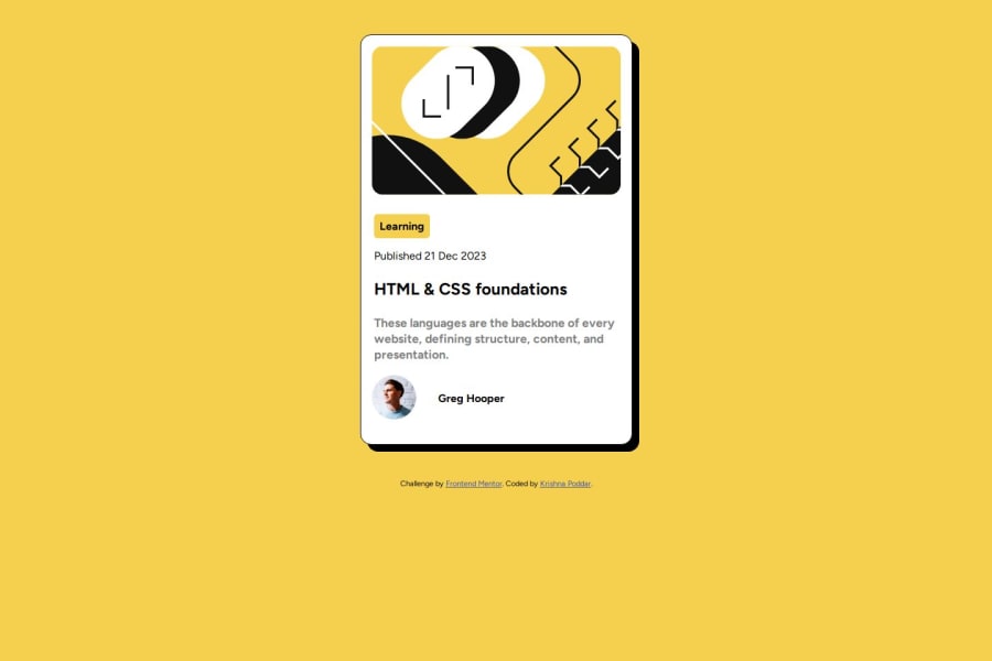 Frontend Mentor Responsive Blog Cards Using Html And Css Only Coding 5810