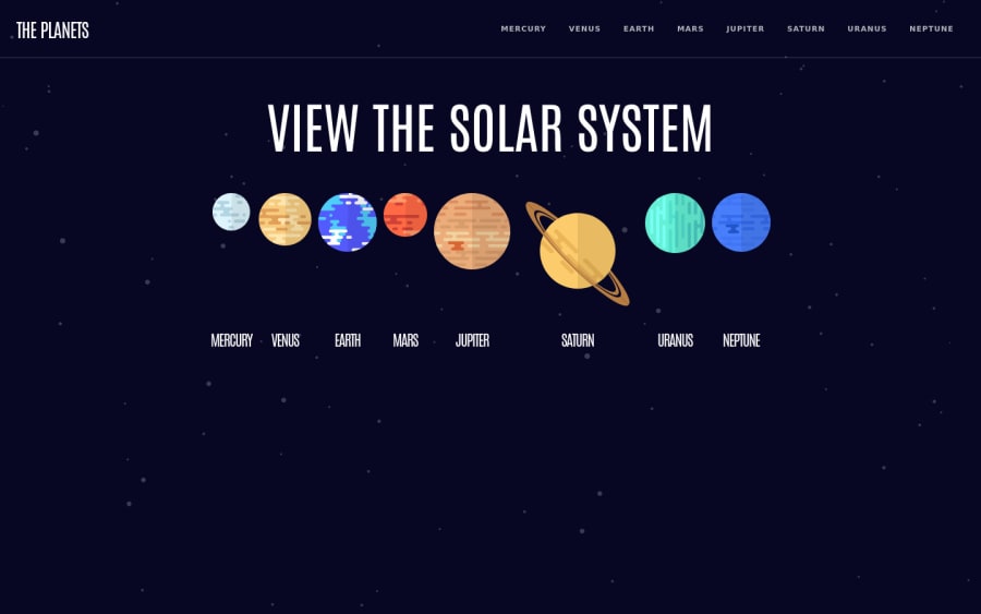 Frontend Mentor Planet Facts Solution Using React React Router