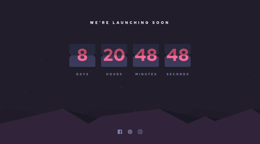 Frontend Mentor Lunch Countdown Timer Coding Challenge Solution