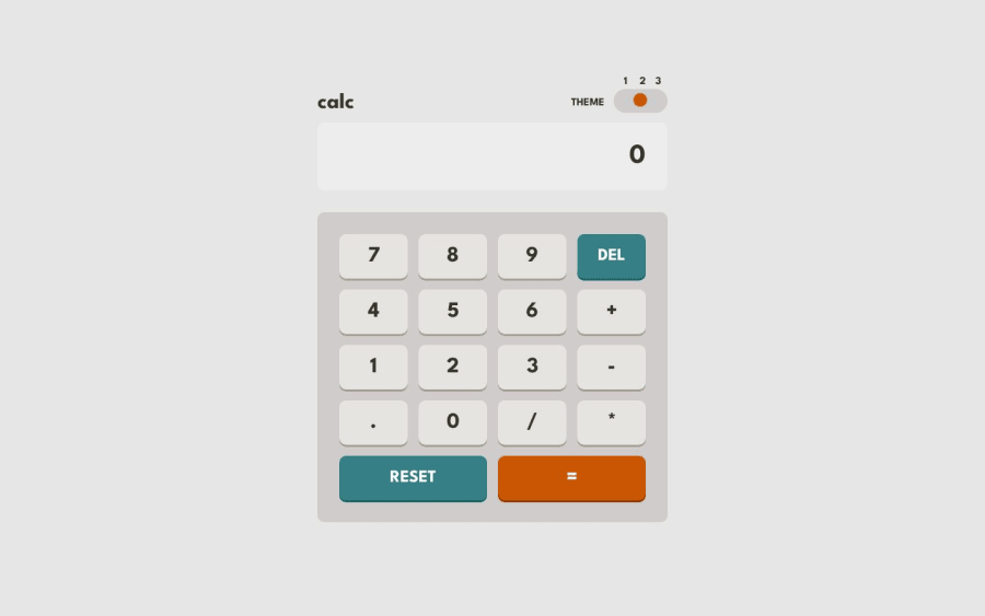 Frontend Mentor Calculator App Using React Coding Challenge Solution