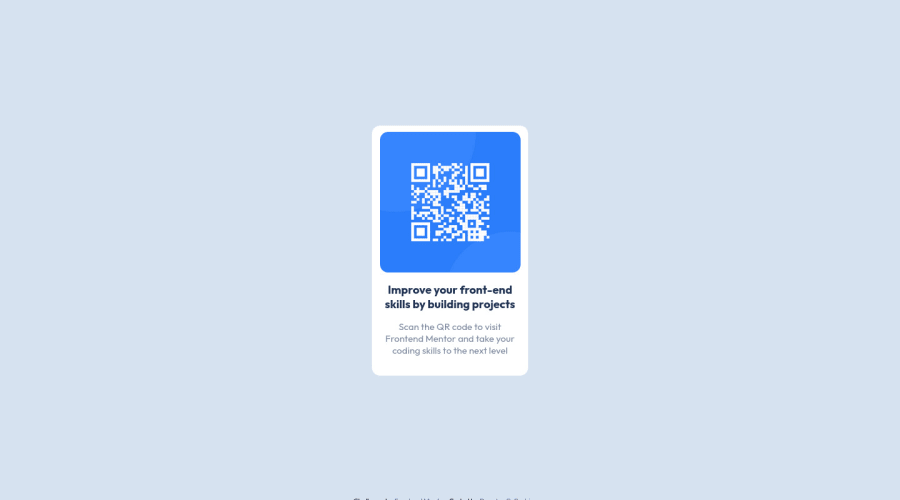 Frontend Mentor Responsive Qr Code Component Using Css Display Flex