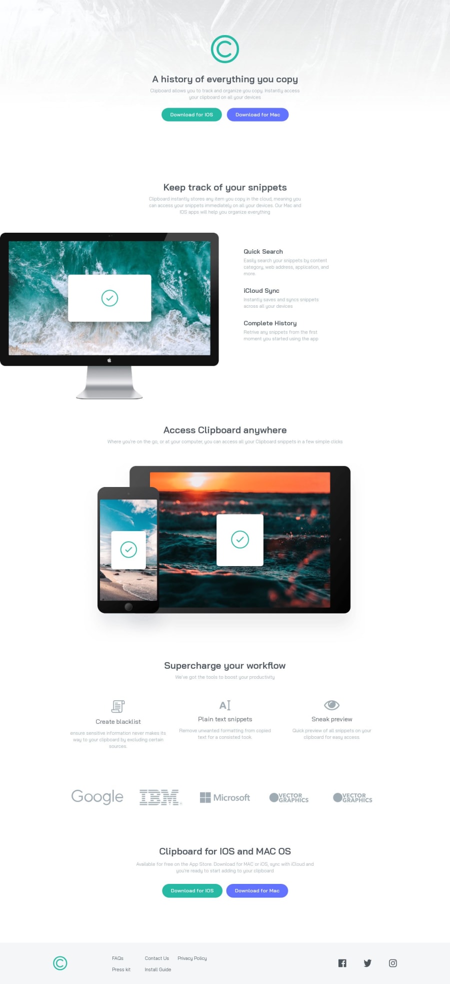 Frontend Mentor Clipboard Landing Page Using Html Css Tailwind Css