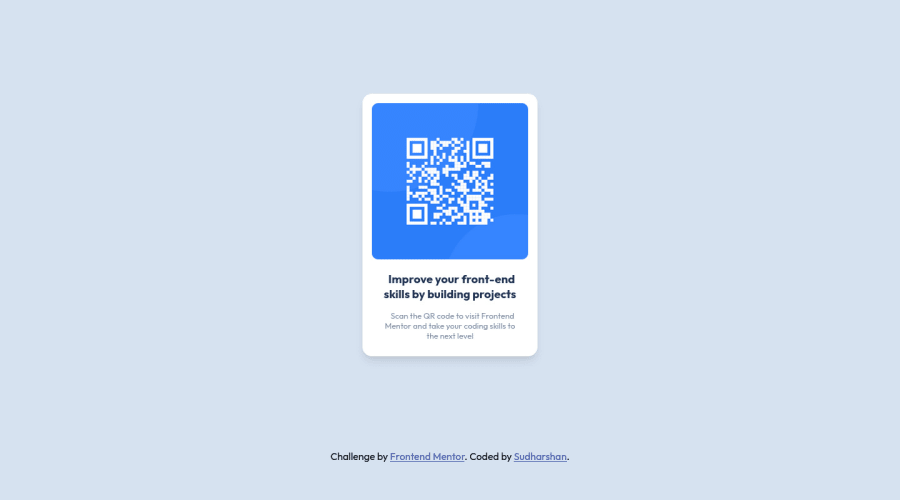 Frontend Mentor Qr Code Component Responsive Html And Css Coding