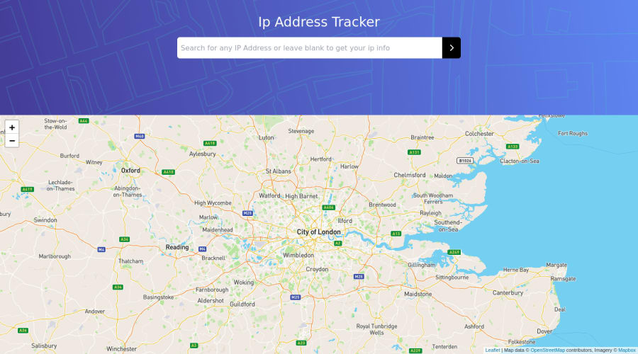 Frontend Mentor Ip Address Tracker Built With Leaflet Js Mapbox Vue 3 Tailwind Coding