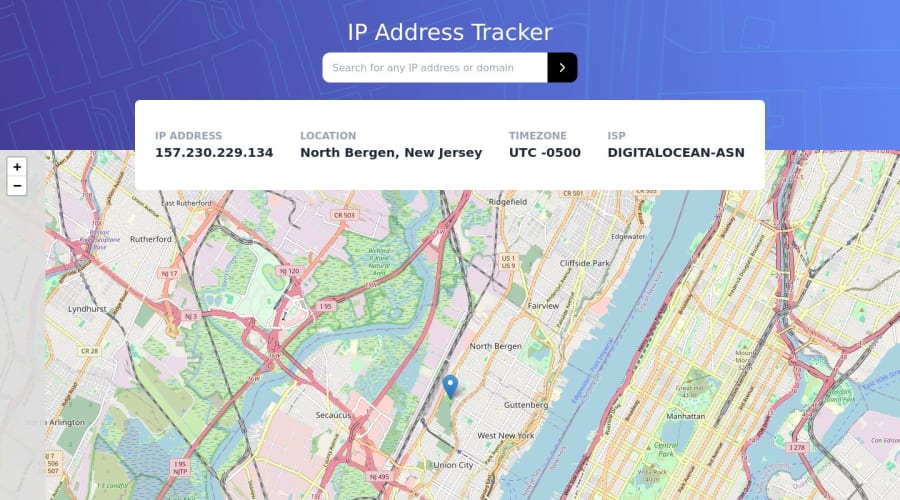 Frontend Mentor Ip Address Tracker With React Vite And Tailwind Css