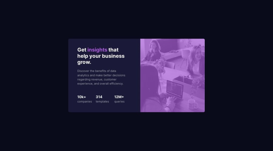Frontend Mentor Html Css And Bootstrap Coding Challenge Solution