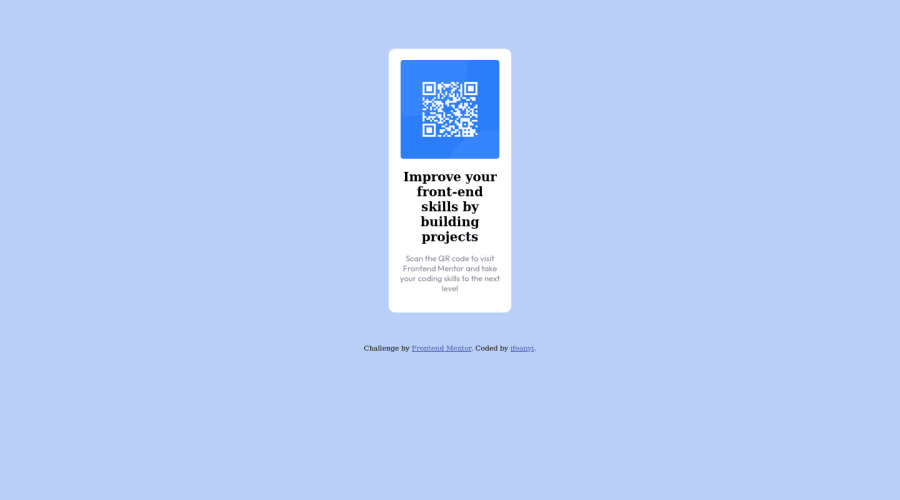 Frontend Mentor Responsive Qr Barcode With Html Css Coding Challenge Solution