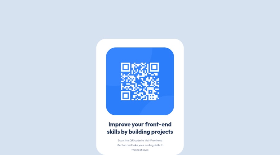 Frontend Mentor Qr Code Component Usign Html And Css Coding Challenge Solution