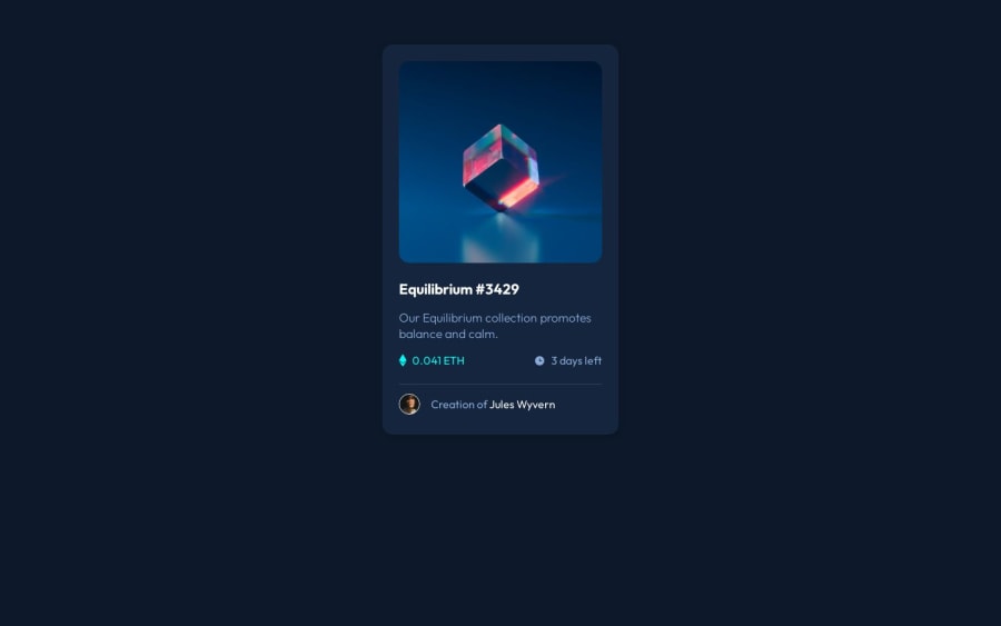 Frontend Mentor Card Made Using Flex Box Properties Htmlcss Coding Challenge Solution